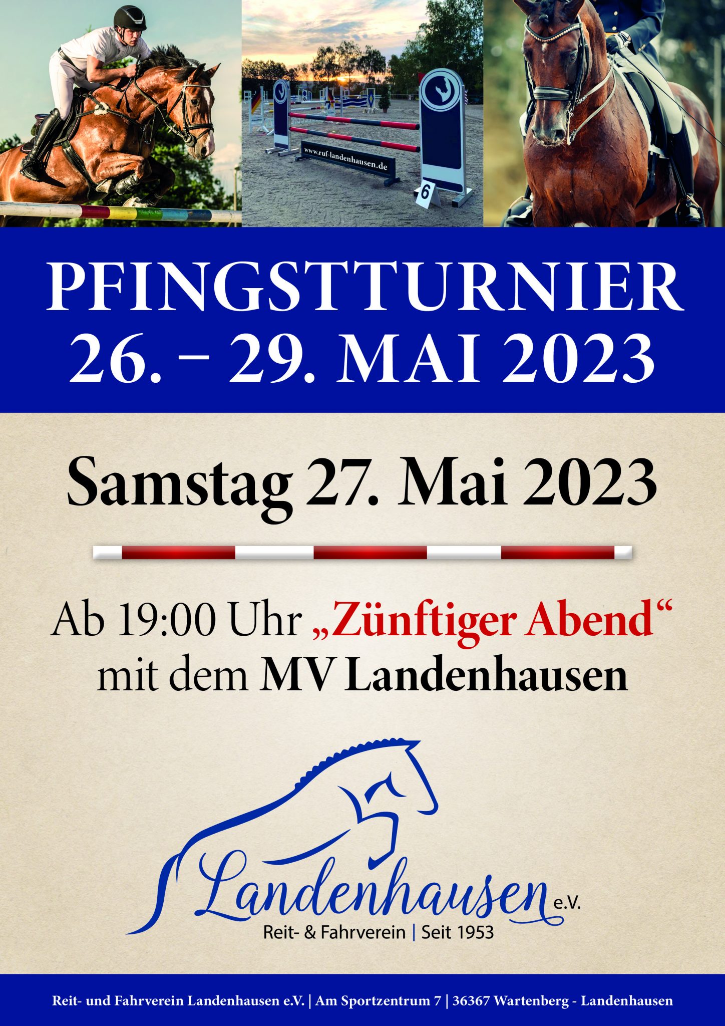 Pfingsten Abendveranstaltung Samstag – Reitverein Landenhausen